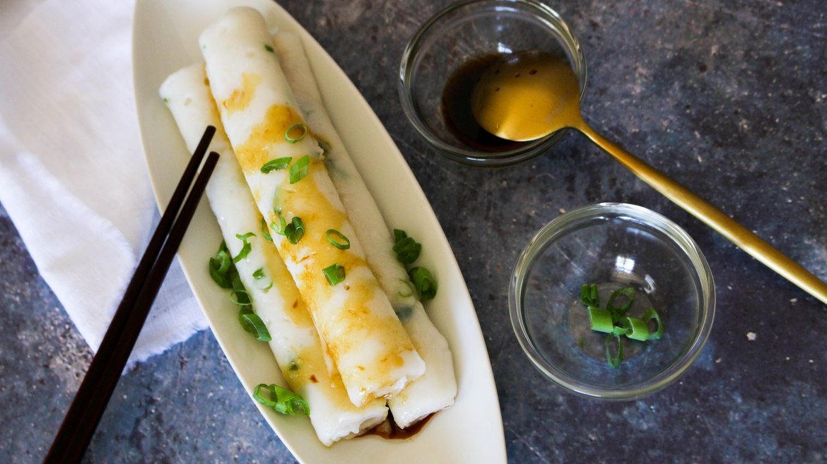 Cheung Fun Rice Rolls – Hella Phat Vegan